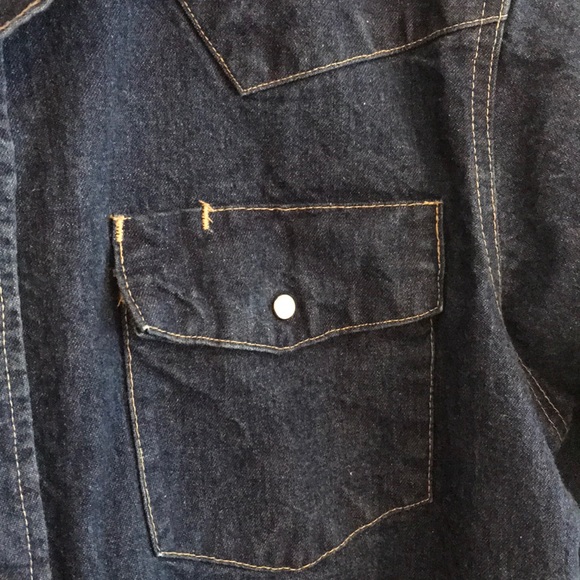 BB Brand | Tops | Bb Brand Heavy Denim Work Button Down | Poshmark